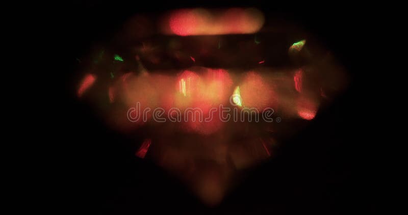 Refraction in a diamond stock illustration. Illustration of beautiful ...