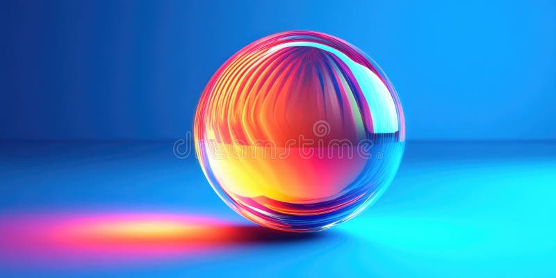 Refractive Crystal Ball stock image. Image of light - 363407995