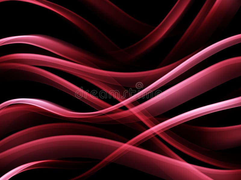 Refractive Wave of Light. Red Light Refraction Background Stock ...