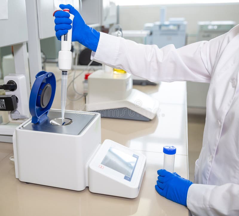 Refractometer in a Chemical Laboratory, Good Lighting Stock Photo ...