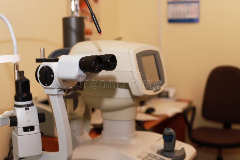 Refractometer Eye Test Machine in Ophthalmology.Modern Ophthalmology ...