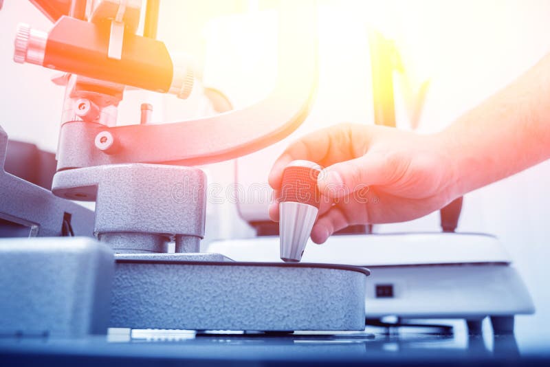 Refractometry and Keratometry. Refraction Test. Modern Ophthalmic ...