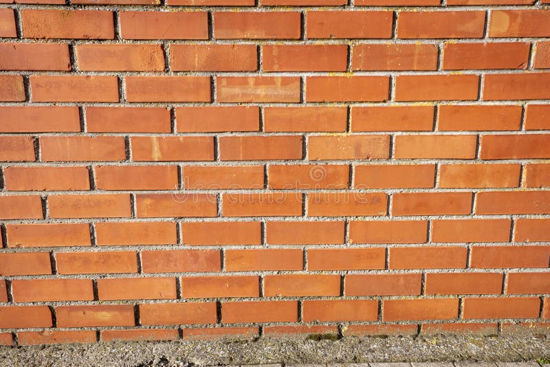 Refractory Brick Wall, Construction Concept Stock Image - Image of ...