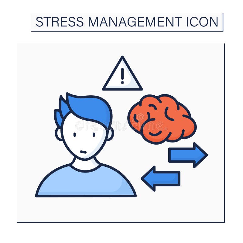 Reframe Problems Color Icon Stock Vector - Illustration of problems ...