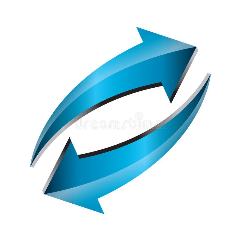 Refresh Arrow. Vector Illustration Decorative Design Stock Vector ...