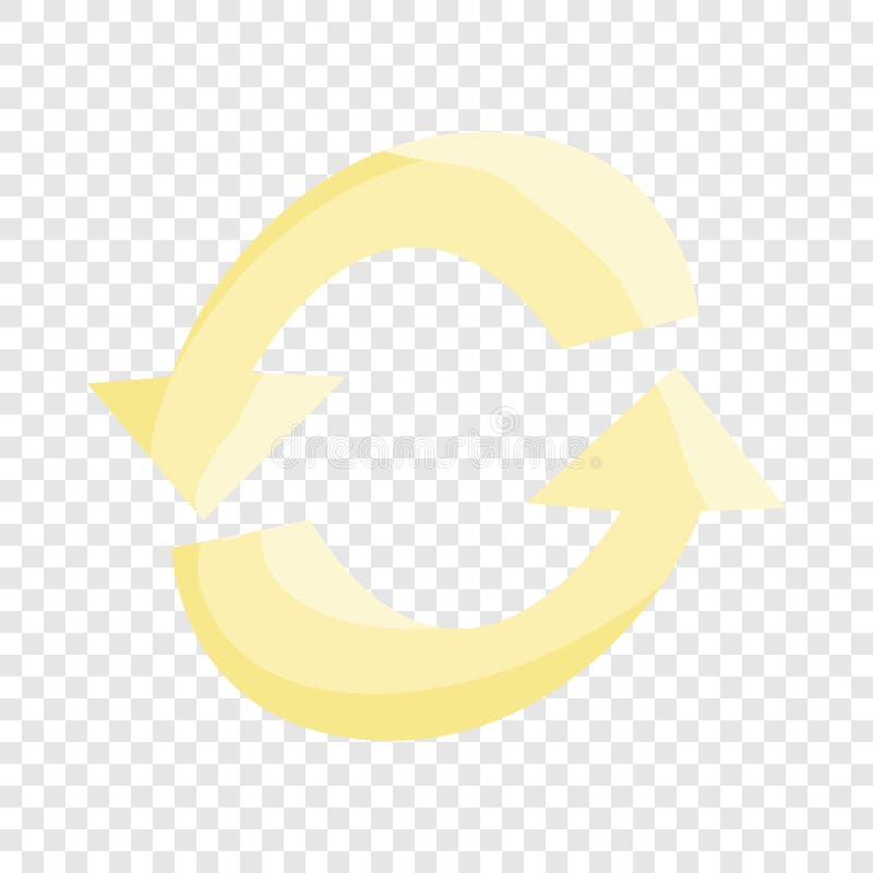 Refresh Arrows Icon, Cartoon Style Stock Vector - Illustration of pack ...