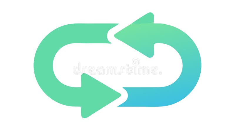 Refresh Arrows Vector Icon for Sync and Update, Vector Design Generative AI Stock Vector ...