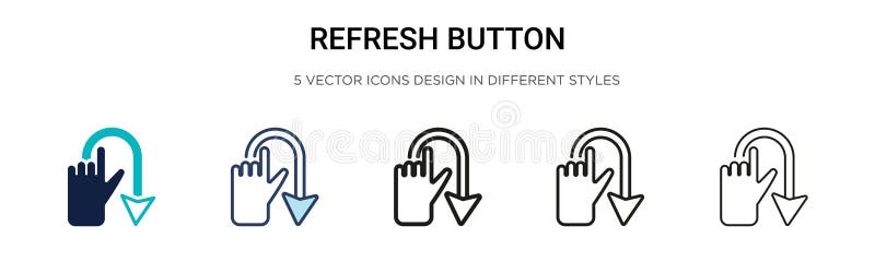 Refresh button stock illustration. Illustration of refresh - 10634159