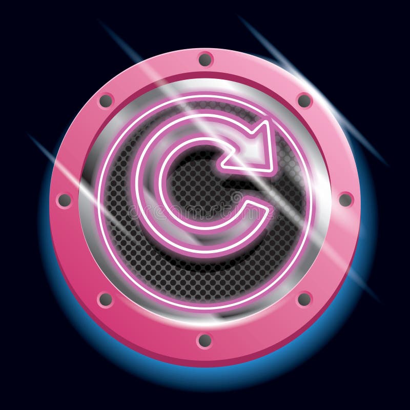 Refresh Button. Vector Illustration Decorative Design Stock Vector ...