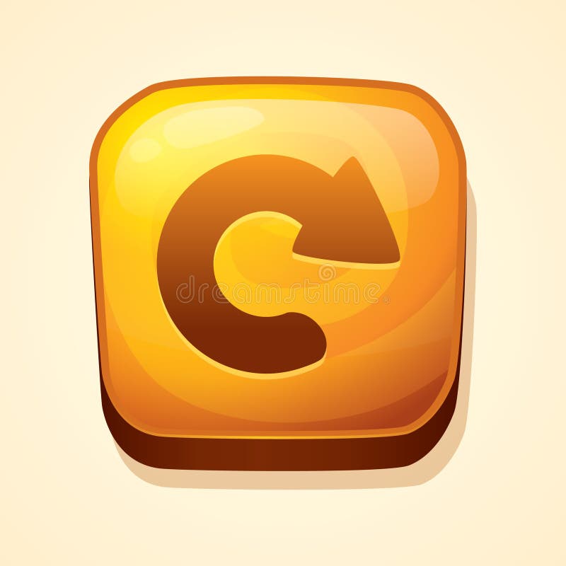 Refresh Button. Vector Illustration Decorative Design Stock Vector ...