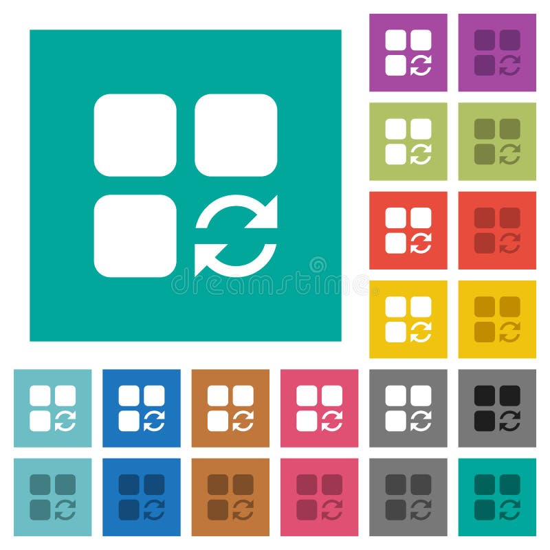 Square Varicoloured Elements Stock Illustrations – 164 Square ...