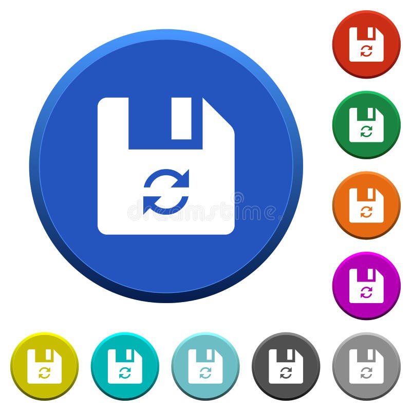 Refresh buttons stock vector. Illustration of computer - 22863921