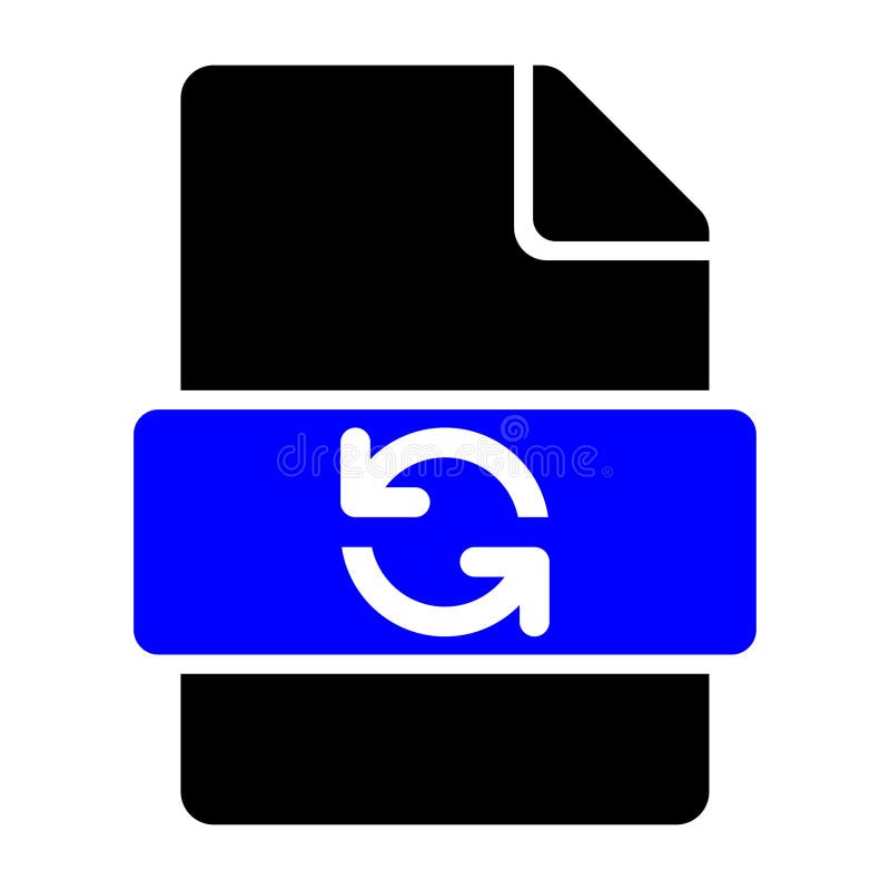 Refresh File Icon stock vector. Illustration of icon - 274593483