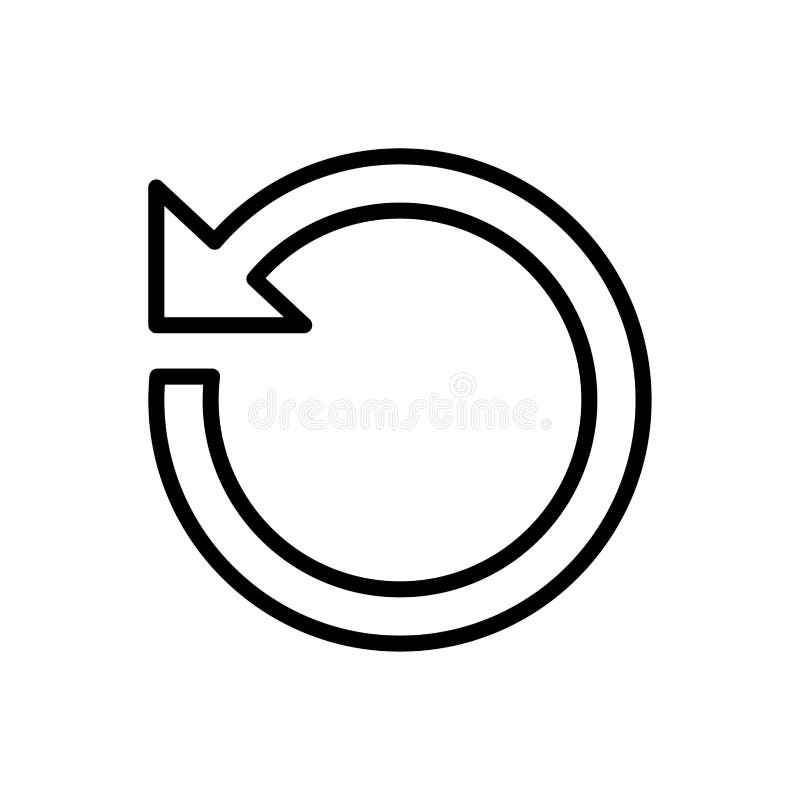 Refresh Icon Flat Vector Template Design Trendy Stock Vector ...