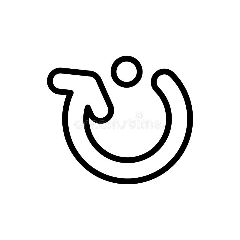 Refresh Icon Flat Vector Template Design Trendy Stock Vector ...