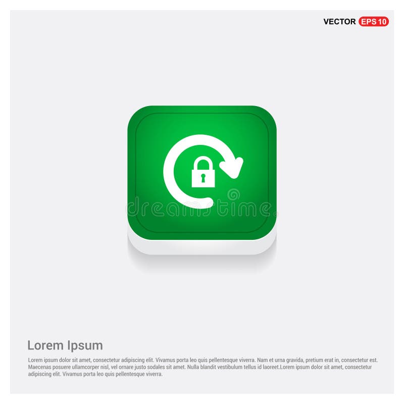 Refresh Icon Green Web Button Stock Vector - Illustration of group ...