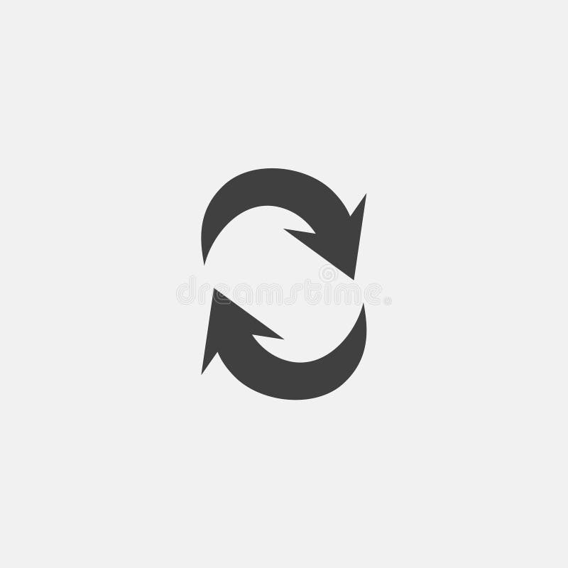 Refresh icon stock illustration. Illustration of button - 111650432