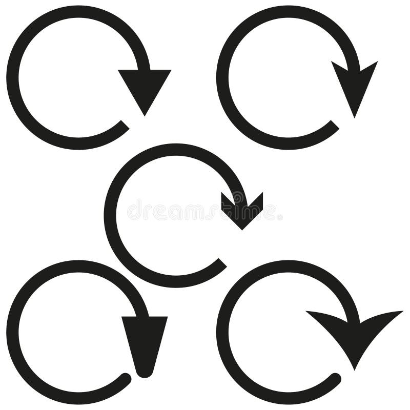 Black Update Isolated Vector Icon. Simple Element Illustration from ...