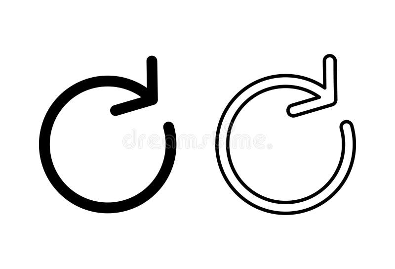 Refresh Icon . Reload Icon Vector. Update Icon Stock Vector ...