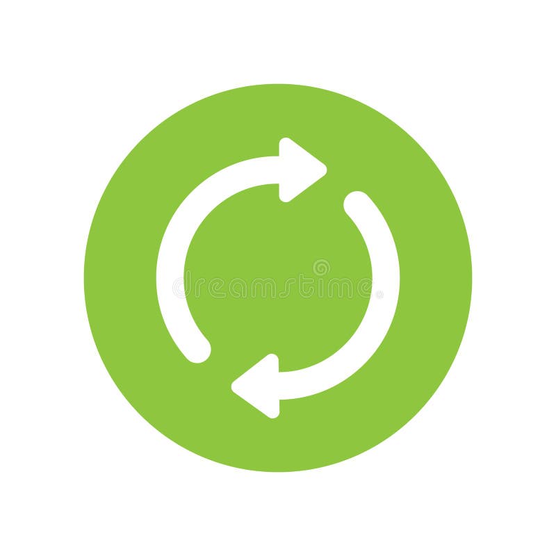 Refresh Circle Creative Symbol Concept. Clean Star, Mix, Group of Three ...