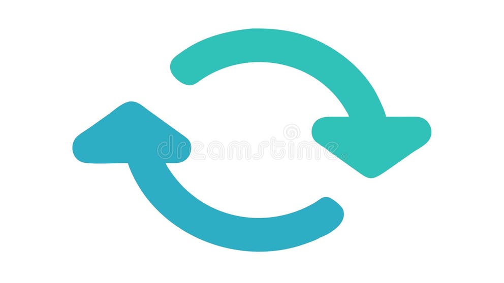Refresh Icon Sync Loop Cycle Update Process Automation, Vector Design ...