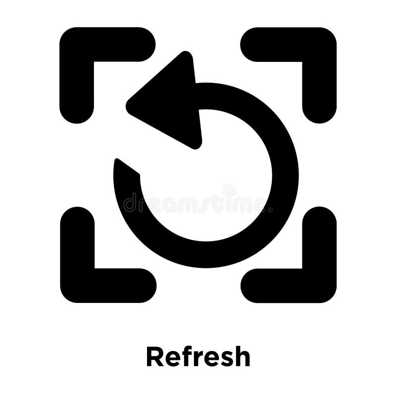 Refresh Icon Vector Isolated on White Background, Logo Concept O Stock ...