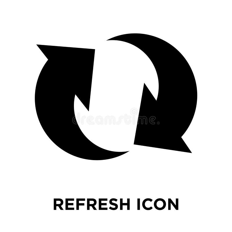 Refresh Icon Vector Isolated on White Background, Logo Concept O Stock ...