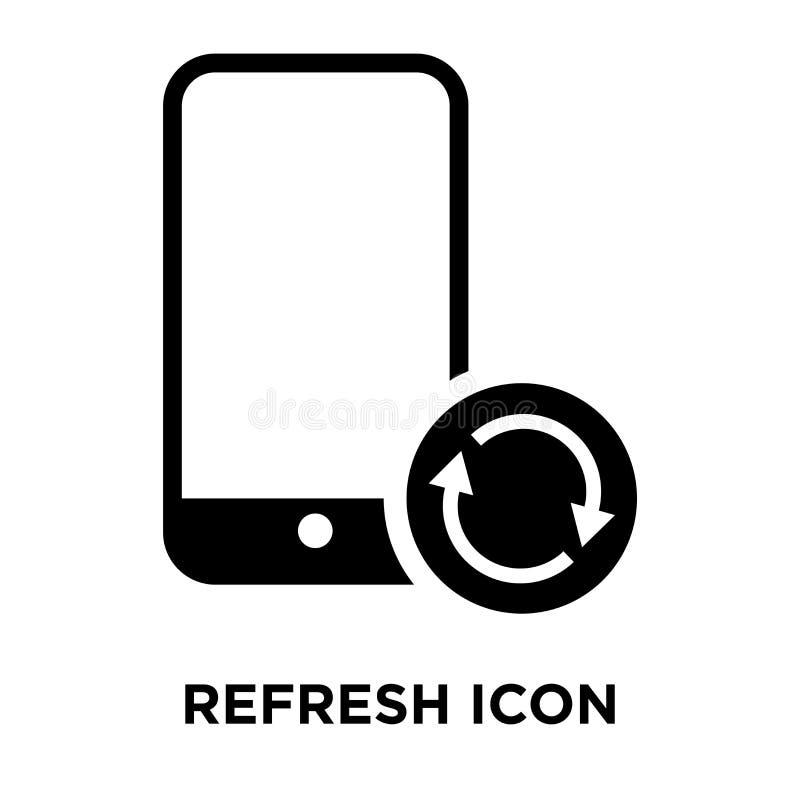 Refresh Icon Vector Isolated on White Background, Logo Concept O Stock ...