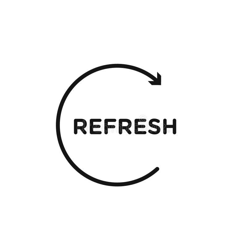 Refresh Icon Vector Set Collection for Web Stock Illustration ...