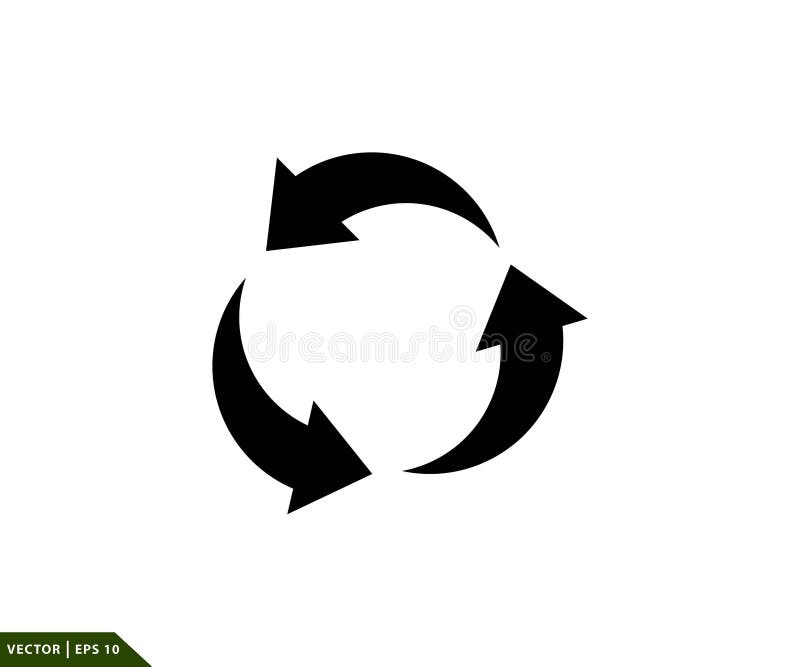 Refresh Icon Vector Logo Design Template Stock Vector - Illustration of ...