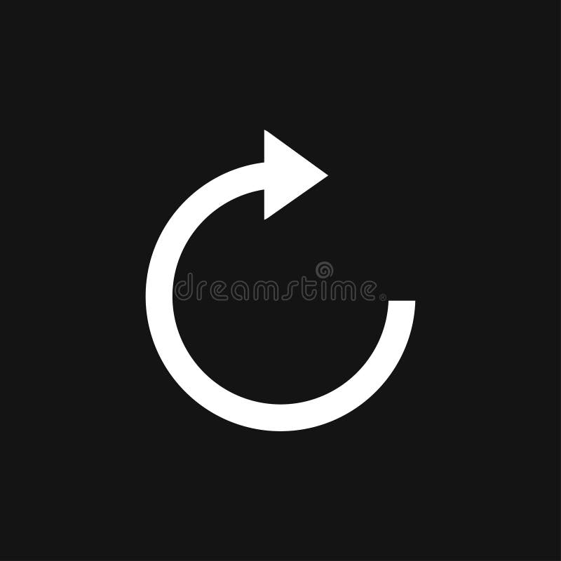 Refresh Icon Vector Sign Symbol for Design Stock Illustration ...