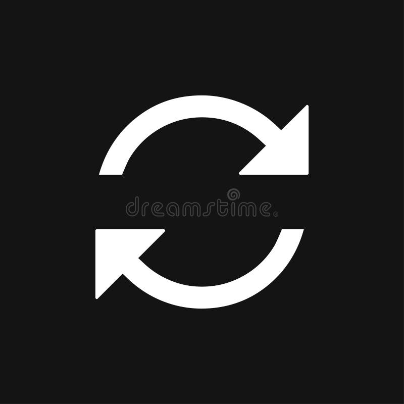 Refresh Icon Vector Sign Symbol for Design Stock Illustration ...