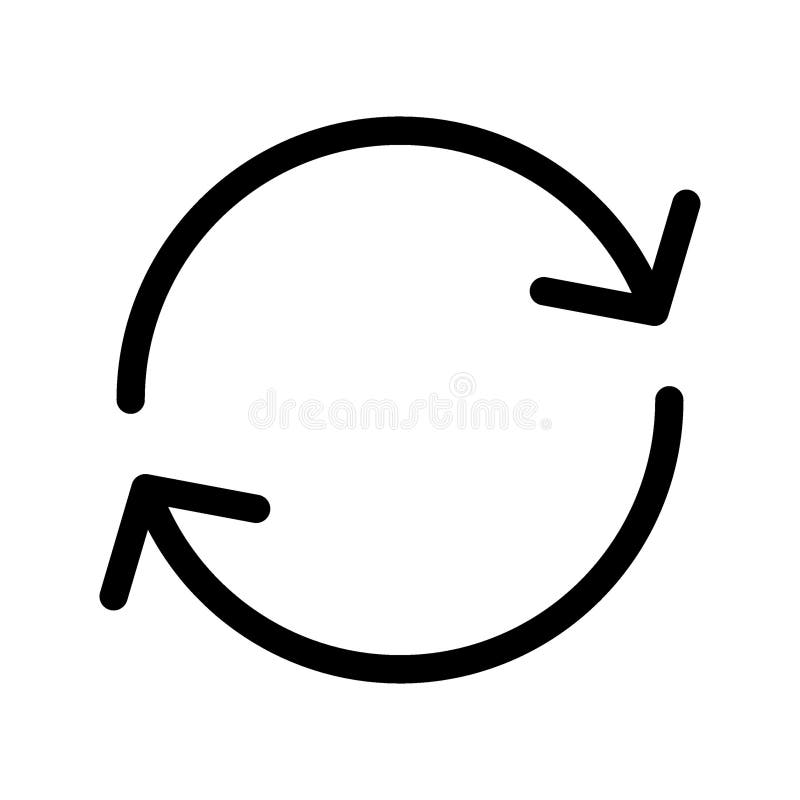 Refresh Icon Vector Symbol Design Illustration Stock Vector ...