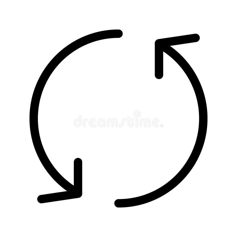 Refresh Icon Vector Symbol Design Illustration Stock Vector ...
