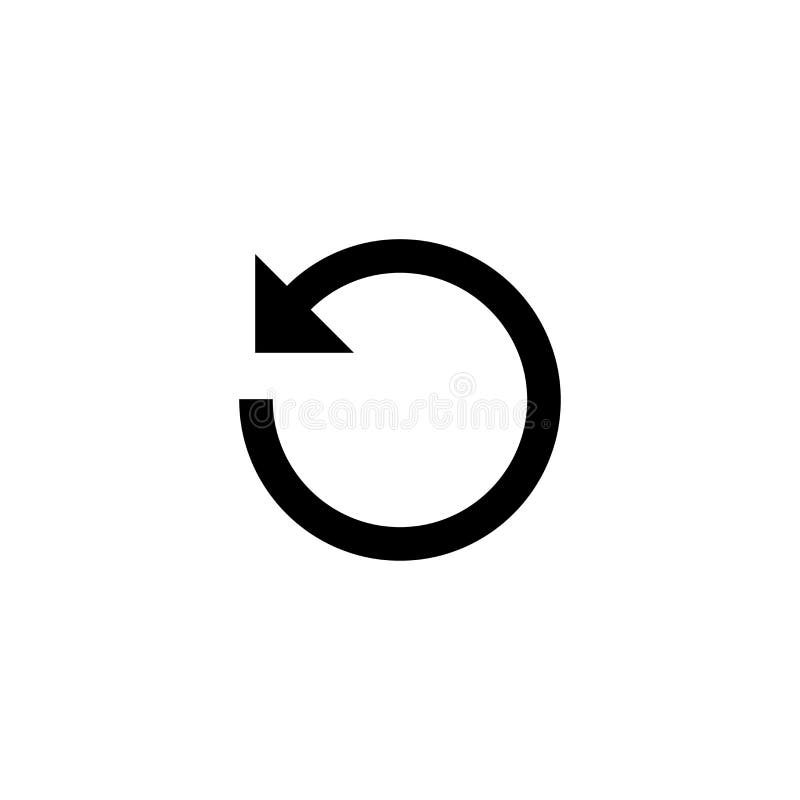 Refresh Icon. Web Update Sign Stock Illustration - Illustration of icon ...