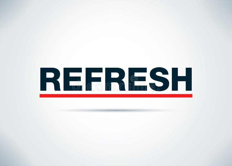Refresh Abstract Flat Background Design Illustration Stock Illustration ...