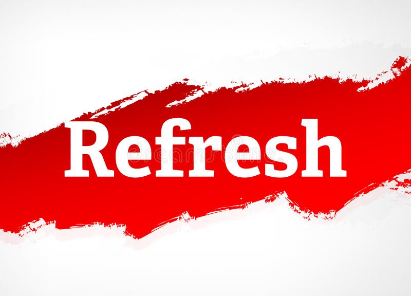 Refresh Red Brush Abstract Background Illustration Stock Illustration ...