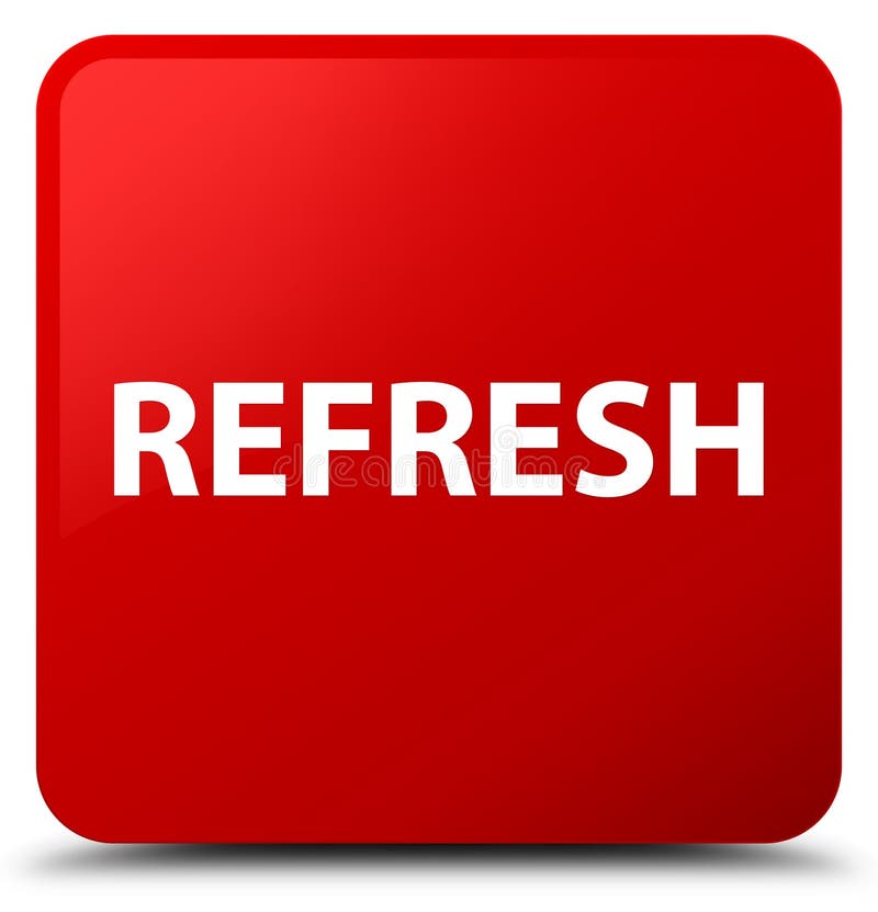 Refresh red square button stock illustration. Illustration of latest ...