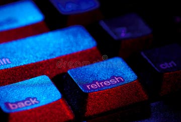 Refresh Key stock image. Image of computer, technology - 141803