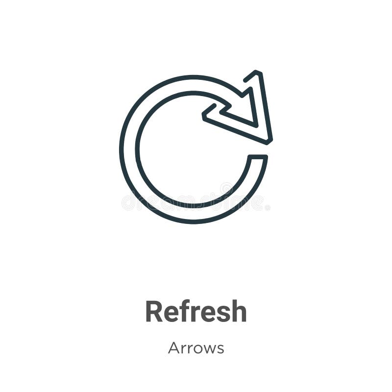 Revision Outline Vector Icon. Thin Line Black Revision Icon, Flat ...