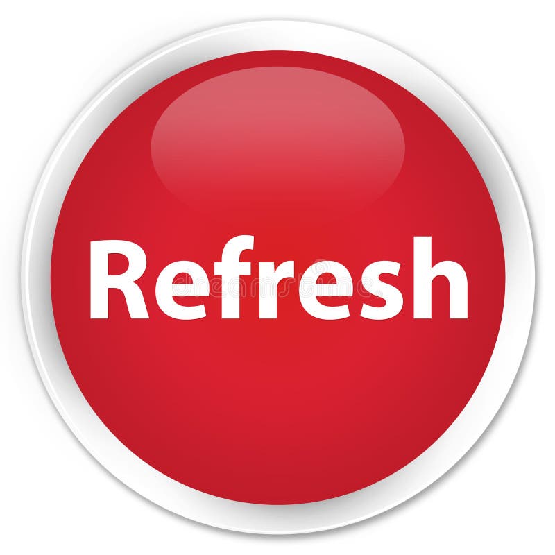 Refresh Premium Red Round Button Stock Illustration - Illustration of ...