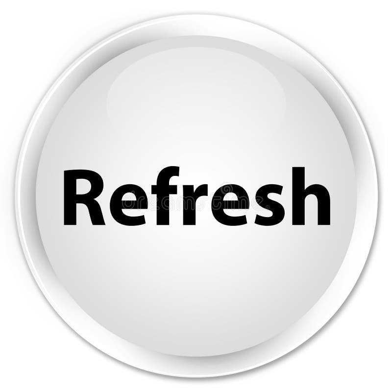 Refresh Premium White Round Button Stock Illustration - Illustration of ... Refresh Premium White Round Button Stock Illustration - Illustration of ...