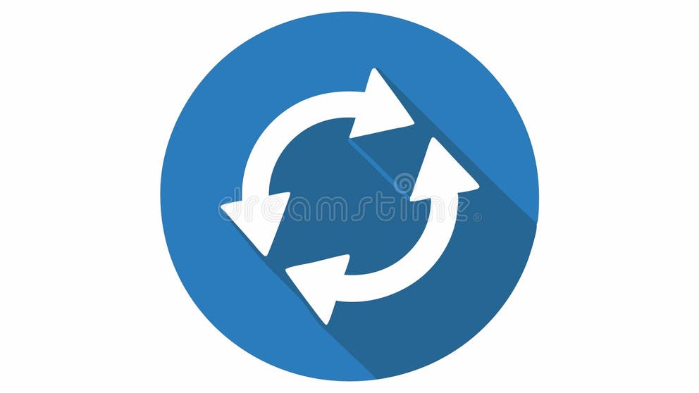 Refresh Reload Icon for Data Update and Synchronization, Vector Design Generative AI Stock ...