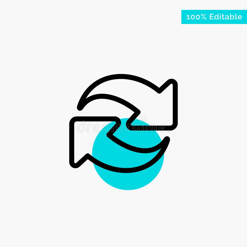 Refresh Circle Creative Symbol Concept. Clean Star, Mix, Group of Three ...