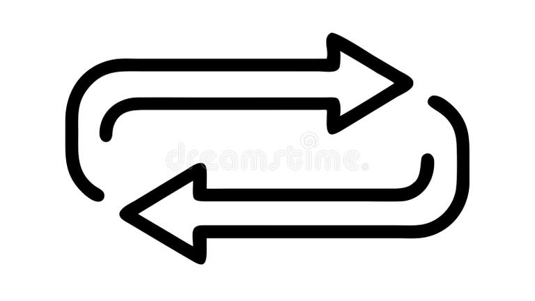 Refresh Reload Update Cycle Arrows, Vector Design Generative AI Stock ...