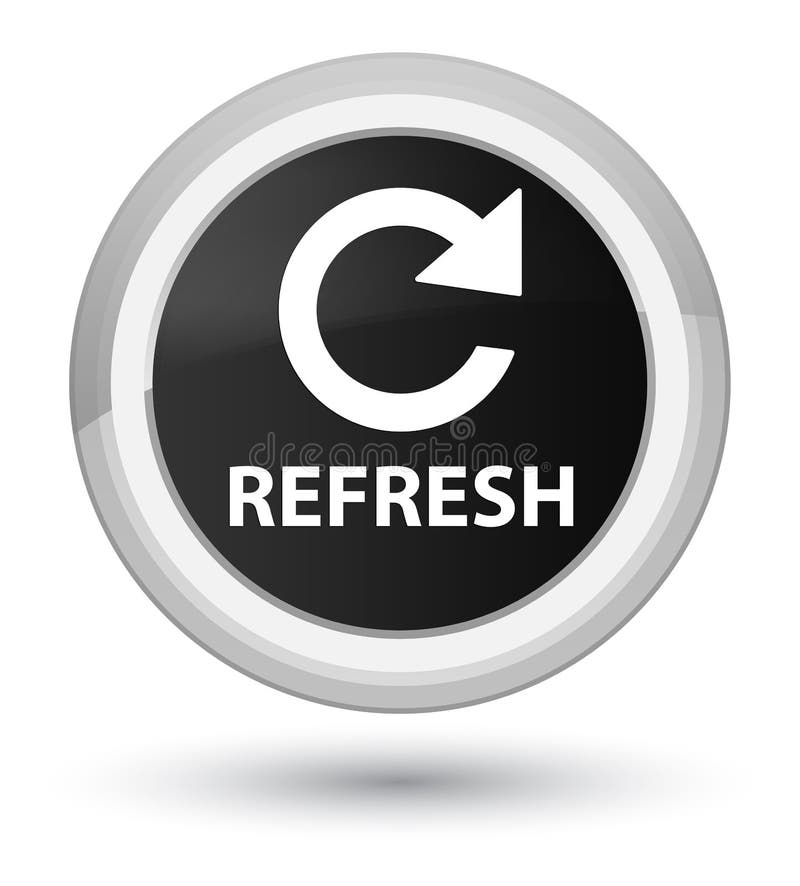Refresh (rotate Arrow Icon) Glossy Blue Round Button Stock Illustration ...