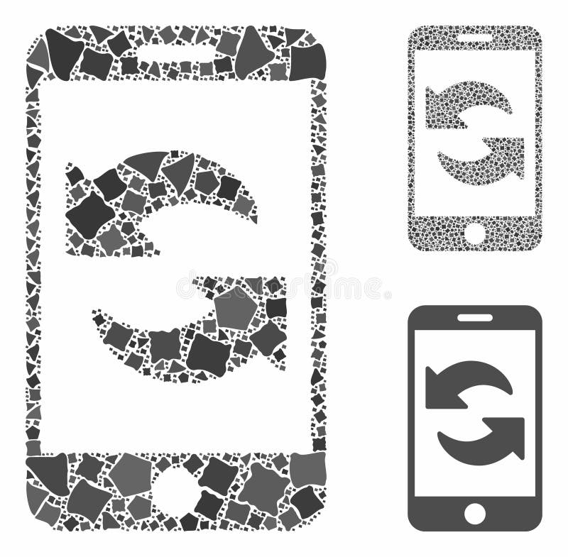 Rugged smartphone icon set stock vector. Illustration of rugged - 166392478