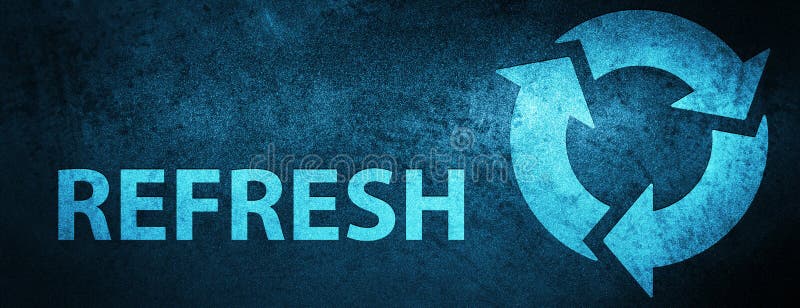 Refresh Special Blue Banner Background Stock Illustration ...