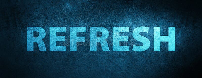 Refresh Special Blue Banner Background Stock Illustration ...