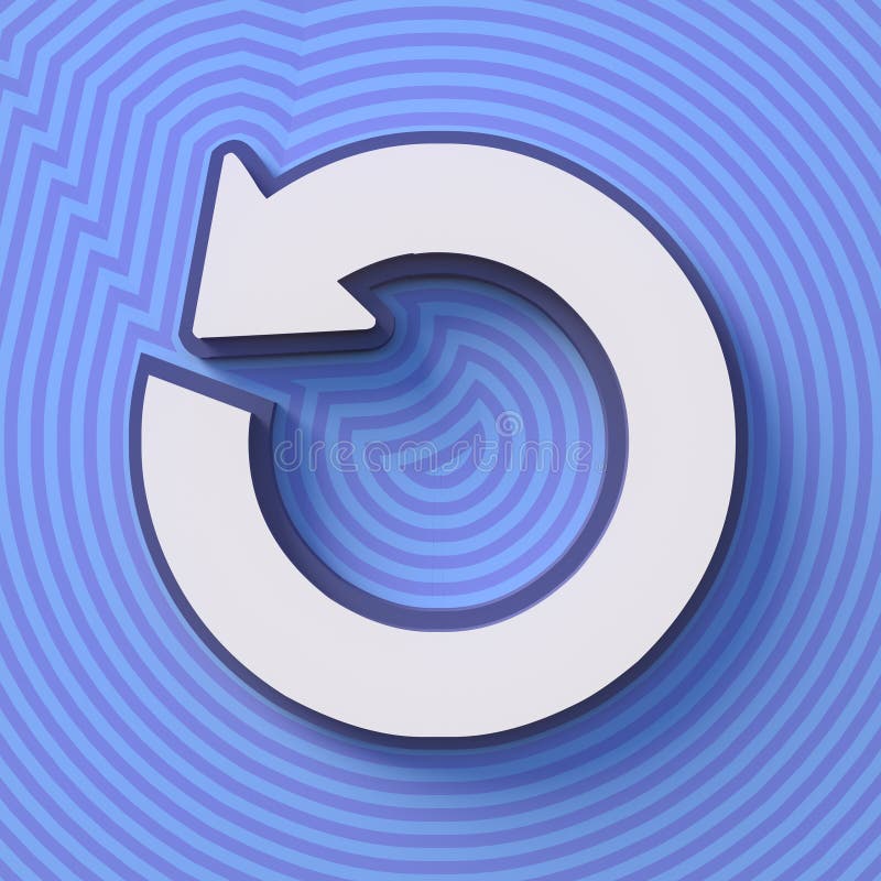 Refresh button symbol stock illustration. Illustration of computer ...